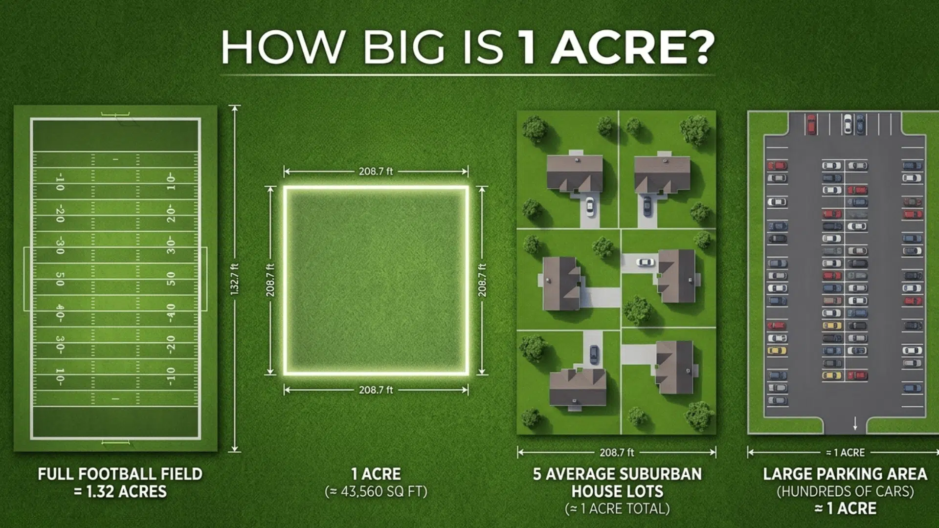 How Many Acres Does a Standard Football Field Cover?
